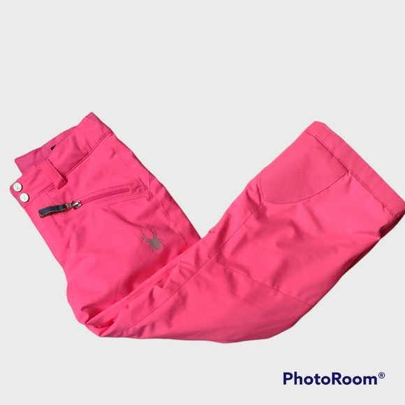 Spyder | Bottoms | Spyder Girls Pink Snow Pants Size 8 | Poshmark